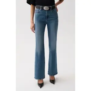 PISTOLA Evie High Waist Petite Bootcut Jeans