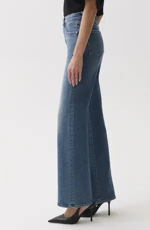 PISTOLA Evie High Waist Petite Bootcut Jeans