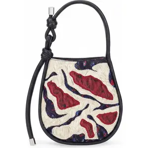 BEHNO Ina Mini Potli Bag - Black/gold