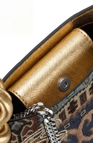 BEHNO Ina Mini Potli Bag - Gold/multi
