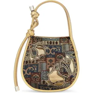 BEHNO Ina Mini Potli Bag - Gold/multi