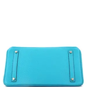 Hermès Birkin Handbag Togo With Gold Hardware 35 - Blue