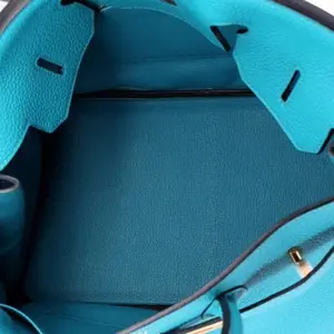 Hermès Birkin Handbag Togo With Gold Hardware 35 - Blue