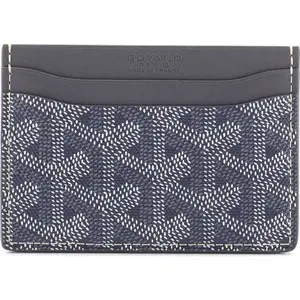Goyard Saint Sulpice Card Holder Coated Canvas - Grey