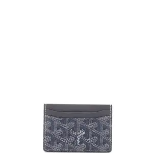 Goyard Saint Sulpice Card Holder Coated Canvas - Grey