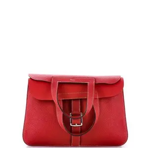 Hermès Halzan Bag Clemence 31 - Red