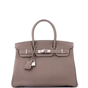 Hermès Birkin Handbag Togo With Palladium Hardware 30 - Grey