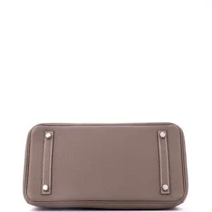 Hermès Birkin Handbag Togo With Palladium Hardware 30