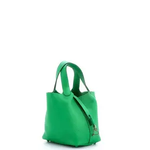 Hermès Monochrome Picotin Lock Bag Clemence Pm