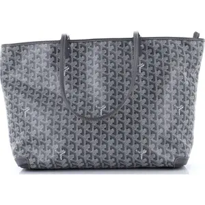 Goyard Artois Tote Coated Canvas Mm - Grey