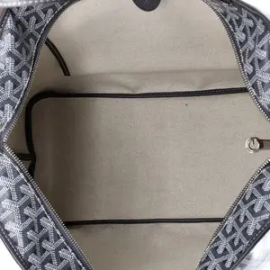 Goyard Artois Tote Coated Canvas Mm - Grey