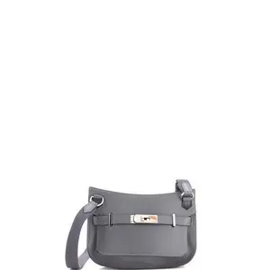 Hermès Jypsiere Bag Evercolor Mini - Grey