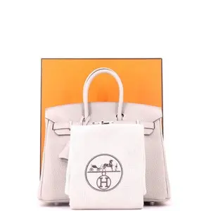 Hermès Birkin Handbag Togo With Palladium Hardware 25 - Grey
