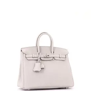 Hermès Birkin Handbag Togo With Palladium Hardware 25 - Grey