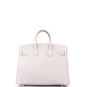 Hermès Birkin Handbag Togo With Palladium Hardware 25 - Grey