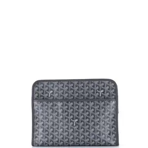 Goyard Jouvence Toiletry Pouch Coated Canvas Gm - Grey
