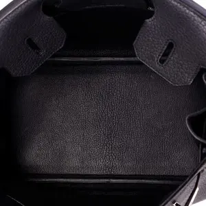 Hermès Birkin Handbag Fjord With Palladium Hardware 30 - Black