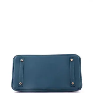 Hermès Birkin Handbag Epsom With Gold Hardware 30 - Blue