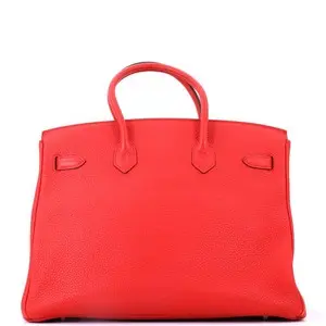Hermès Birkin Handbag Togo With Palladium Hardware 35