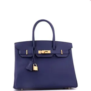 Hermès Birkin Handbag Epsom With Gold Hardware 30