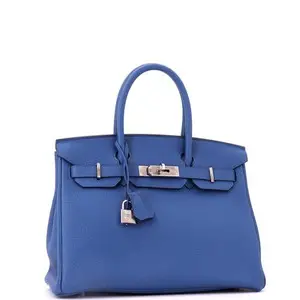 Hermès Birkin Handbag Togo With Palladium Hardware 30