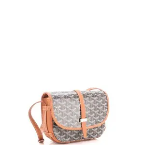 Goyard Belvedere Iii Messenger Bag Coated Canvas With Leather Pm