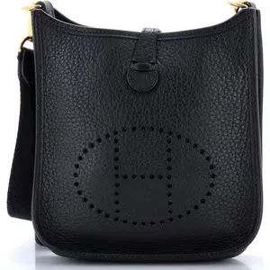 Hermès Evelyne Bag Gen Iii Clemence Tpm - Black
