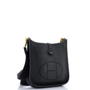 Hermès Evelyne Bag Gen Iii Clemence Tpm - Black