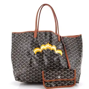Goyard Saint Louis Tote Printed Coated Canvas Gm