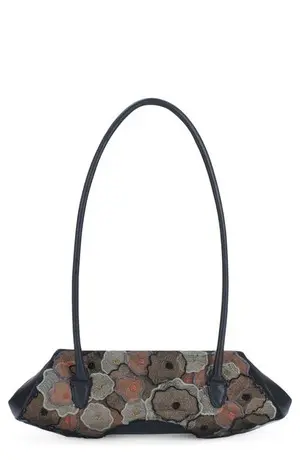 BEHNO Elizabeth Mini Baguette Bag - Black/multi