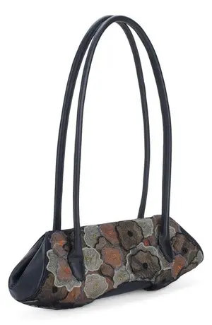 BEHNO Elizabeth Mini Baguette Bag - Black/multi
