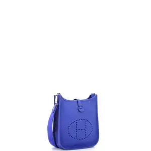 Hermès Evelyne Bag Gen Iii Clemence Tpm - Blue