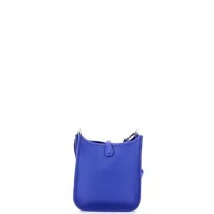 Hermès Evelyne Bag Gen Iii Clemence Tpm - Blue