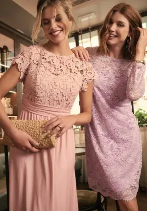 JESSICA LONDON Lace Maxi Dress