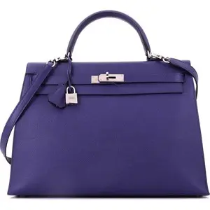 Hermès Kelly Handbag Epsom With Palladium Hardware 35