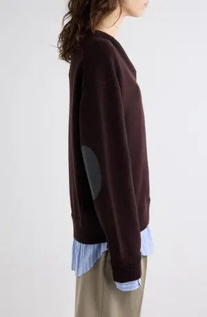 Acne Studios Karooniv Wool V-neck Sweater