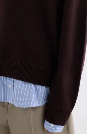 Acne Studios Karooniv Wool V-neck Sweater