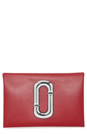 Marc Jacobs Scene Snap Leather Card Holder