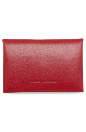 Marc Jacobs Scene Snap Leather Card Holder