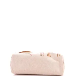 Hermès Herbag Zip Relief Brides De Gala Toile And Leather 31 - Brown