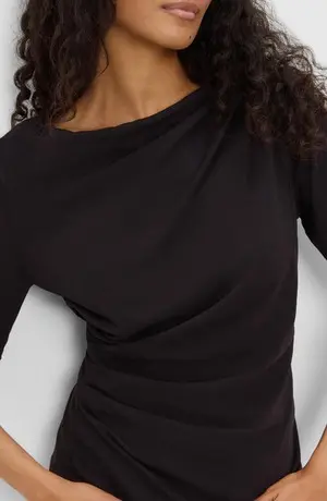 Michael Stars Asymmetrical Pleat T-shirt