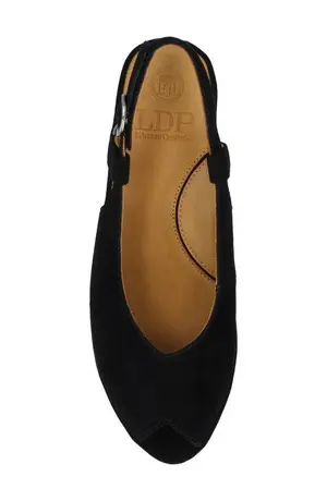 L'AMOUR DES PIEDS Brisella Slingback Wedge Sandal - Black