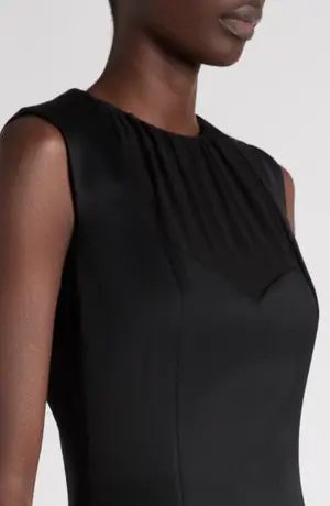 Alexander McQueen Sleeveless Wool Dress