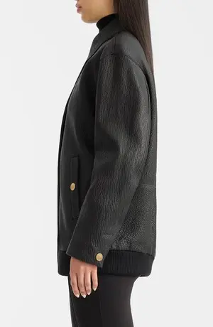Mackage Rosemary Pebbled Leather Jacket