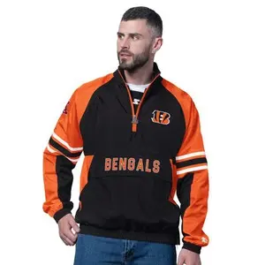 STARTER Cincinnati Bengals Prospect Half-zip Pullover By