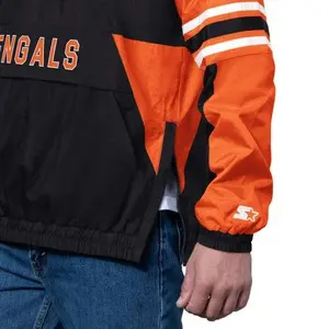 STARTER Cincinnati Bengals Prospect Half-zip Pullover By