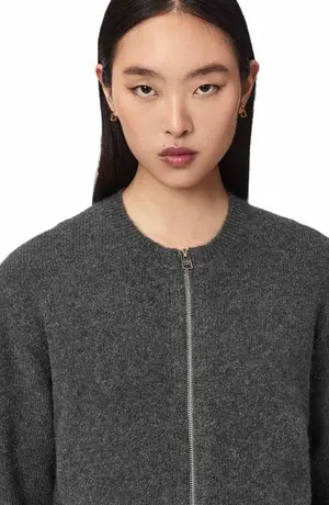 ALLSAINTS Effie Zip Cardigan
