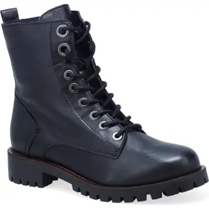 Miz Mooz Amirah Lace-up Platform Bootie - Black