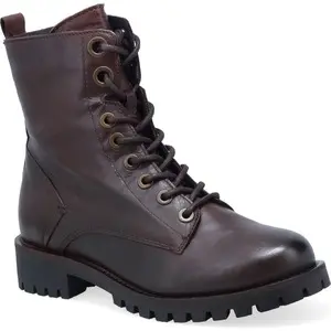 Miz Mooz Amirah Lace-up Platform Bootie - Brown