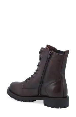 Miz Mooz Amirah Lace-up Platform Bootie - Brown